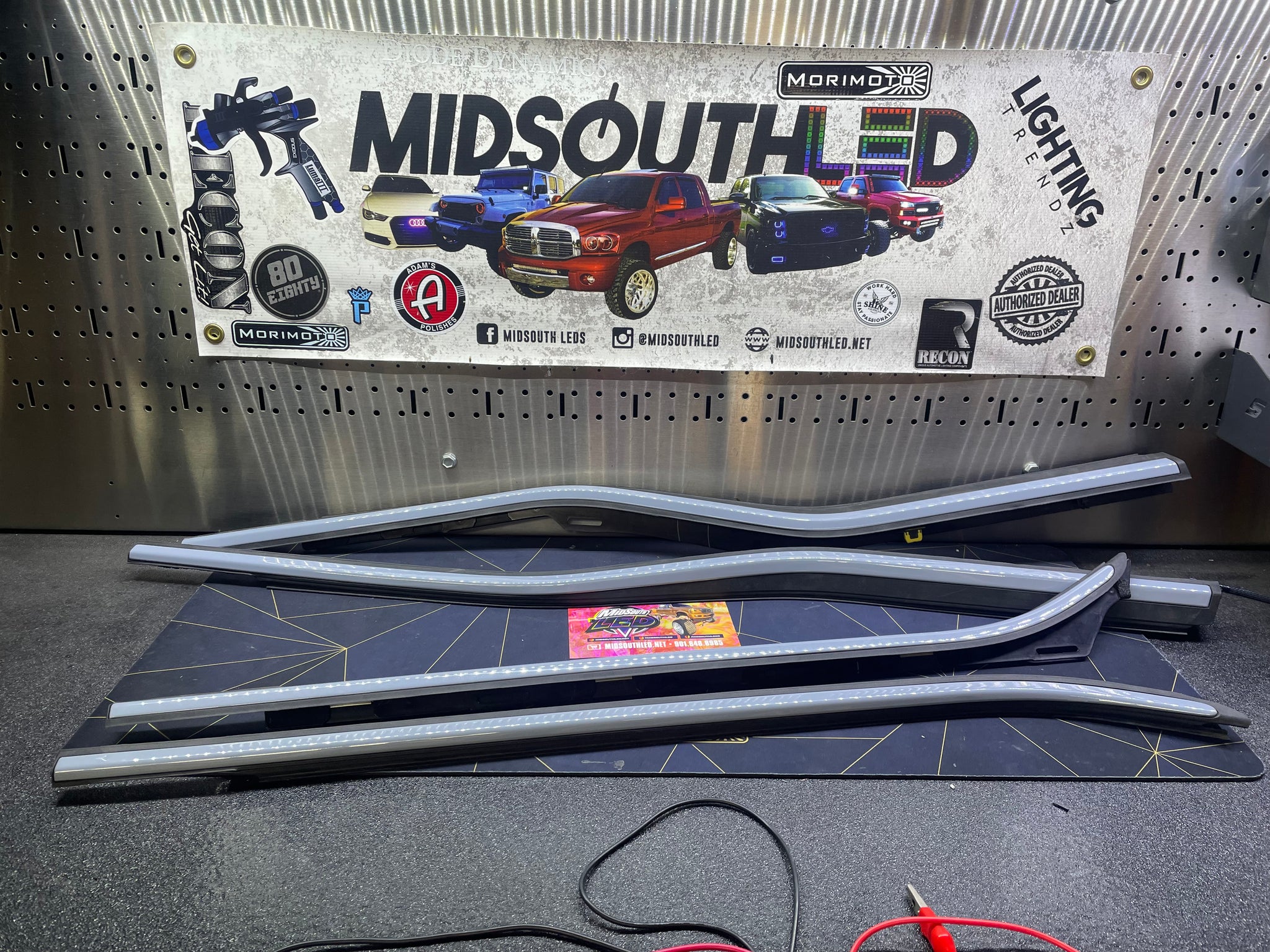 2017-2024 Ford Superduty Window Sweeps Colormatched – MidsouthLED