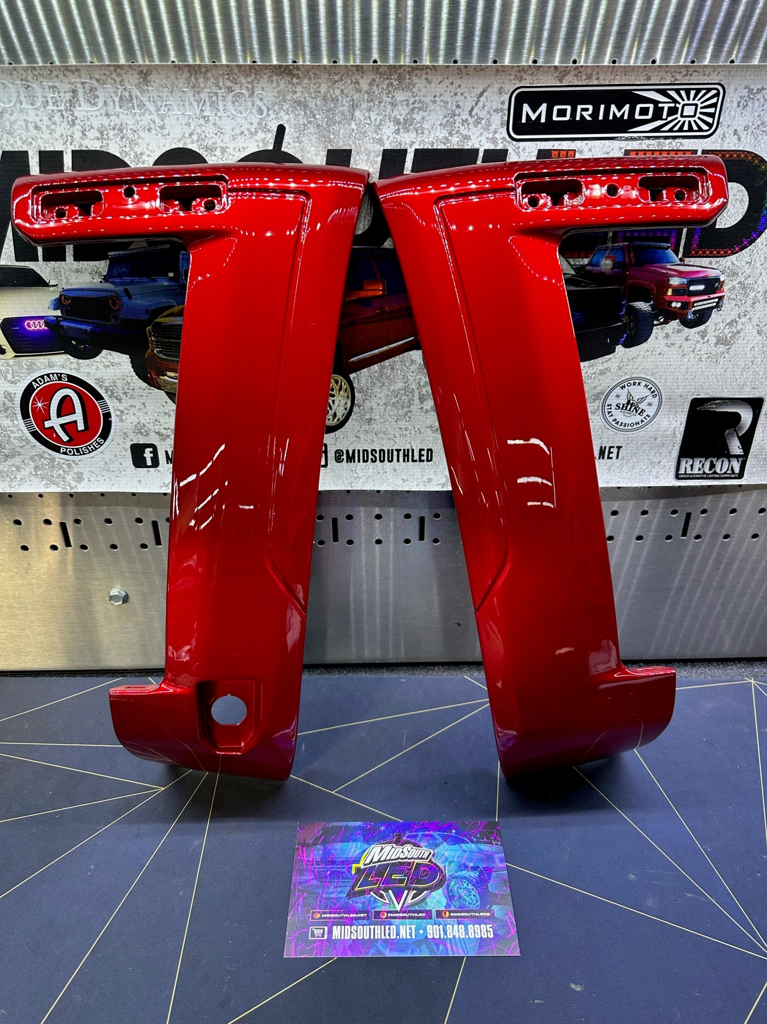 2024+ GMC Front bumper side moldings painted – MidsouthLED