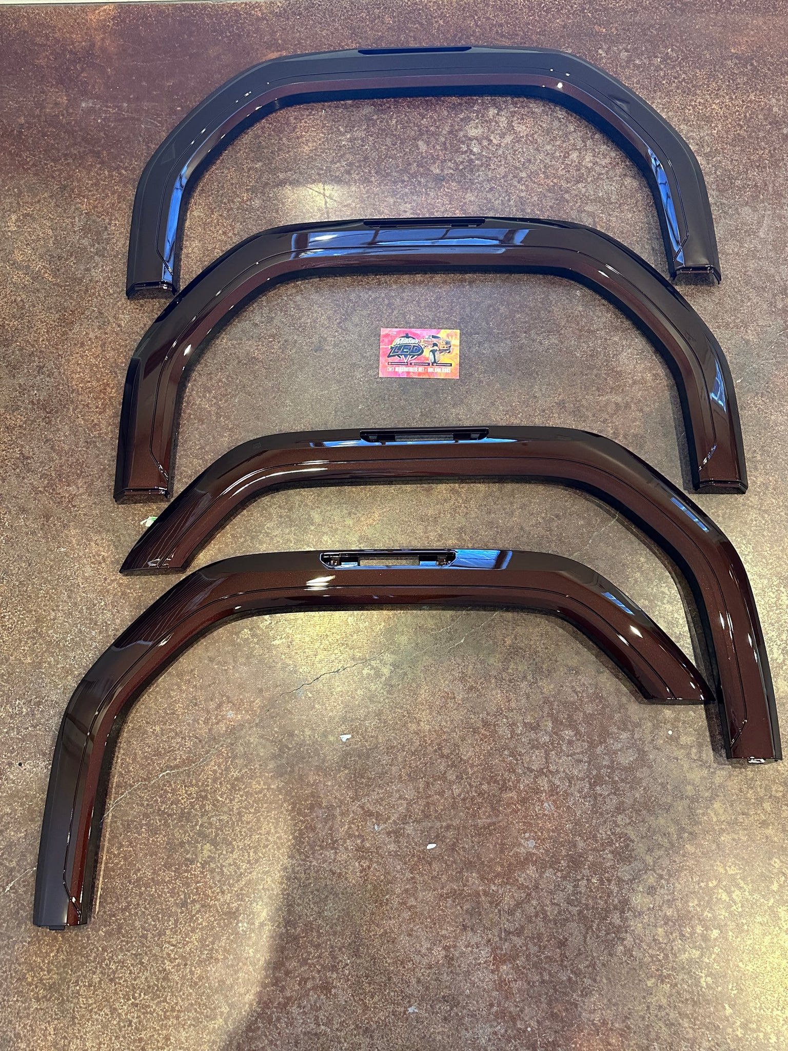 2020-2025 GMC Sierra HD OEM Fender Flares Colormatched – MidsouthLED