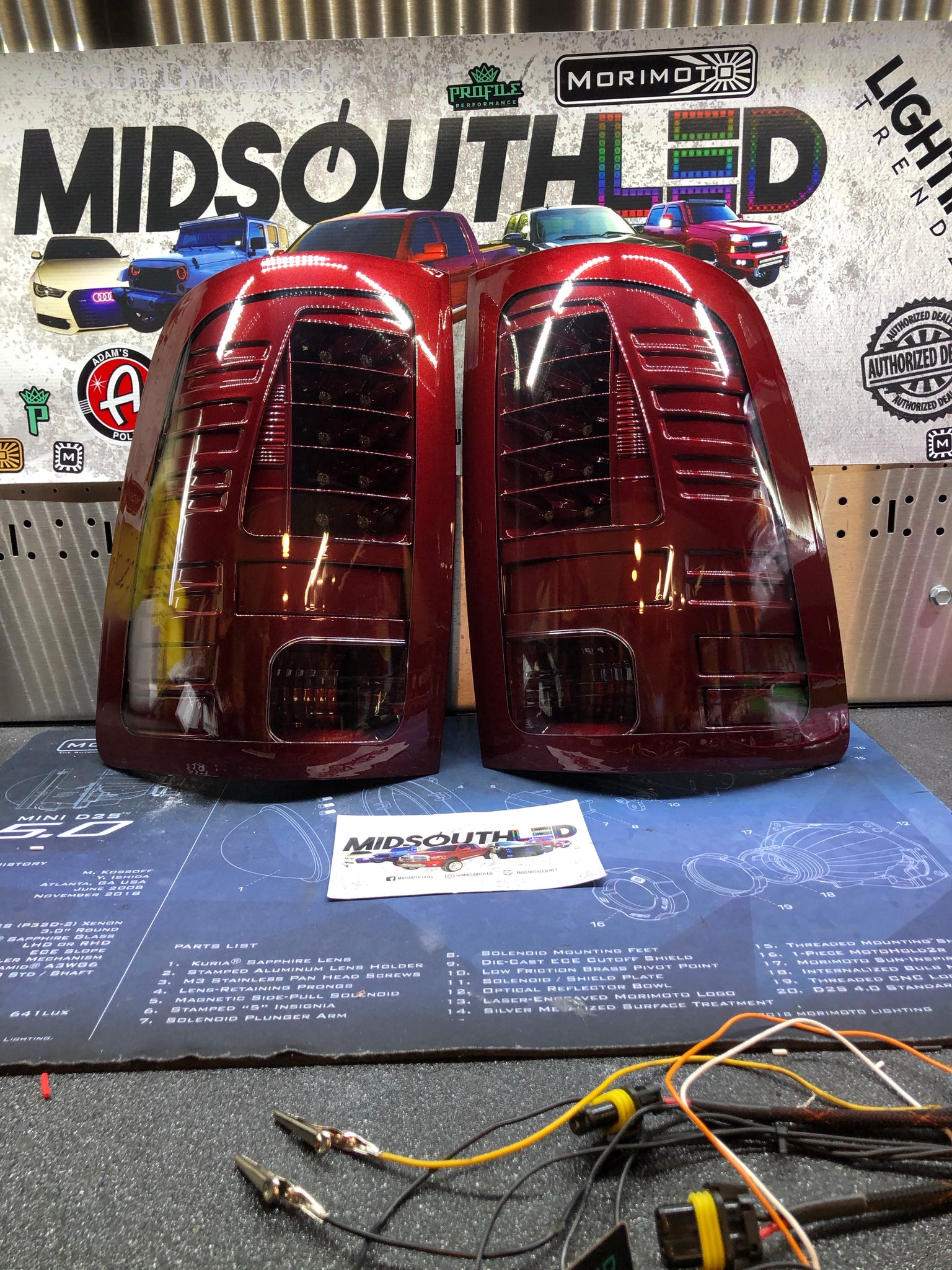2009-2018 Dodge Ram Colormatched LED Tail Lights – MidsouthLED