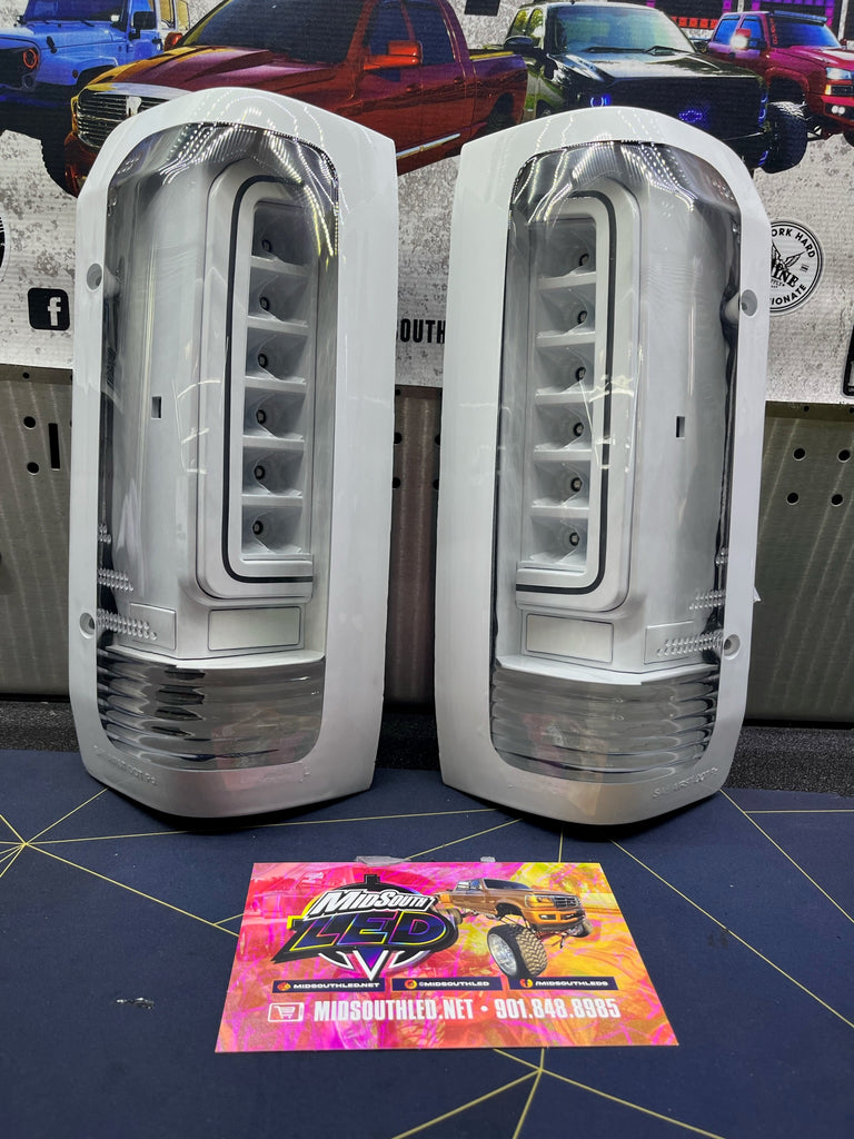 90-97 OBS Ford Pre-Built Colormatched C-Bar LED Tail Lights – MidsouthLED