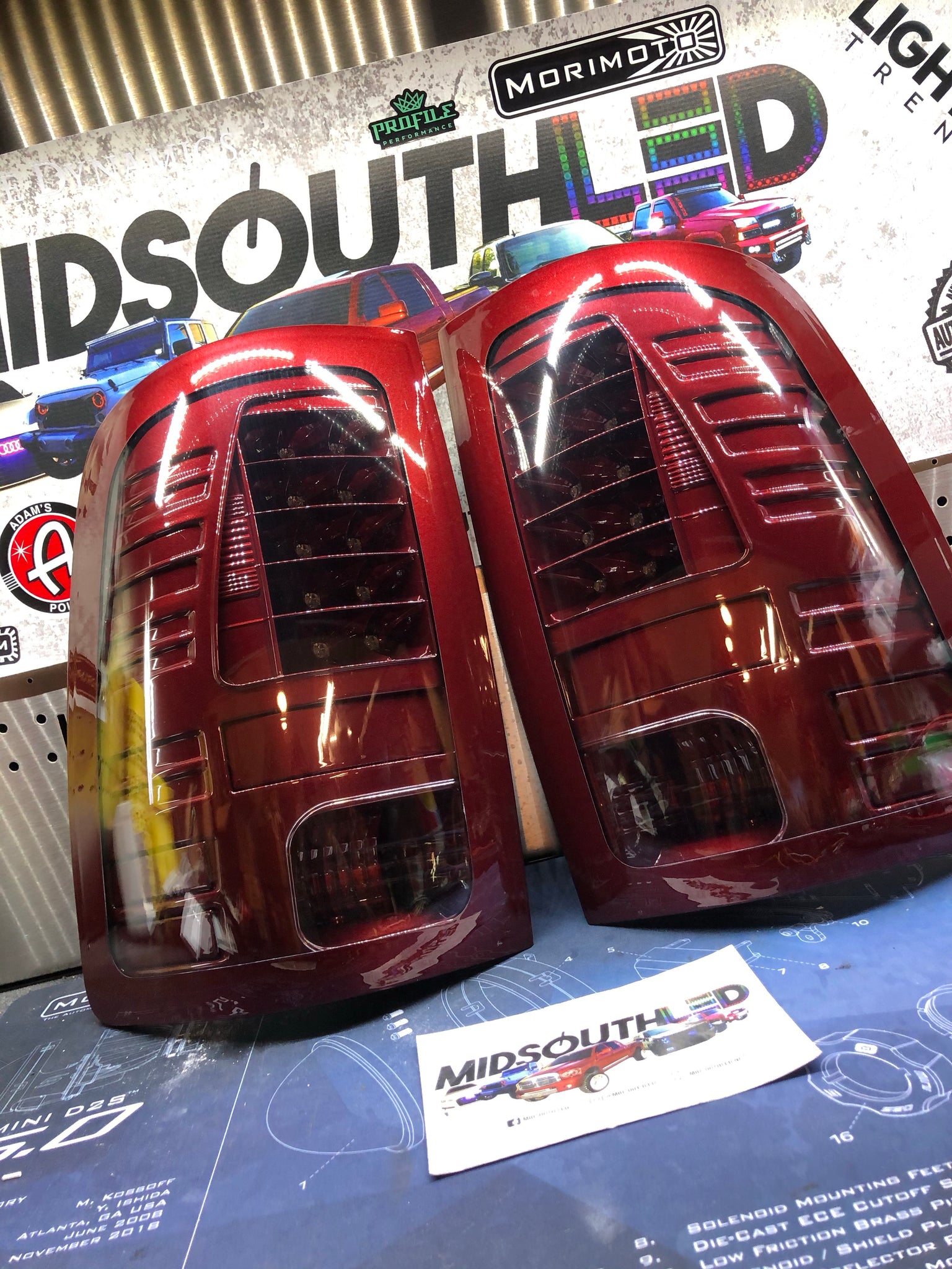 2009-2018 Dodge Ram Colormatched LED Tail Lights – MidsouthLED