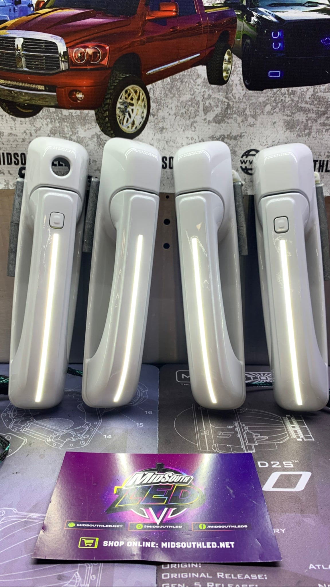 2009-18 Ram 4th Gen LED Colormatched Door Handles – MidsouthLED