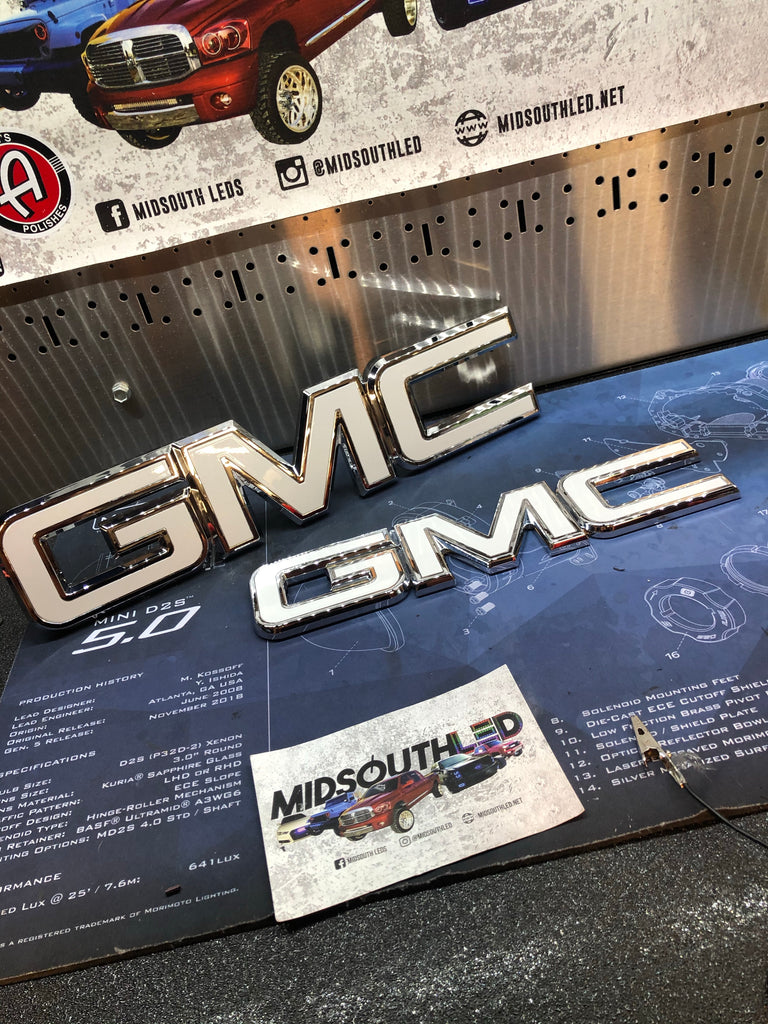 2014-2019 GMC Sierra Emblems Colormatched – MidsouthLED