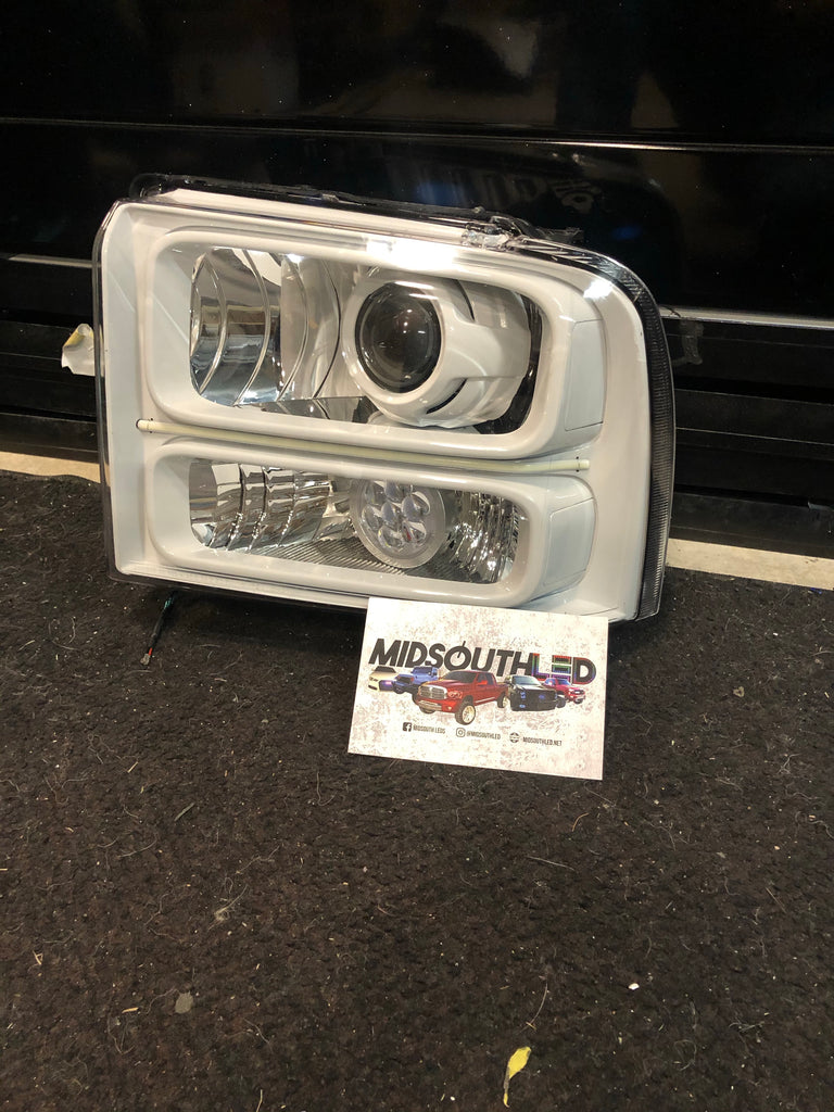 1999-2007 Super Duty Colormatched Headlight Build – MidsouthLED