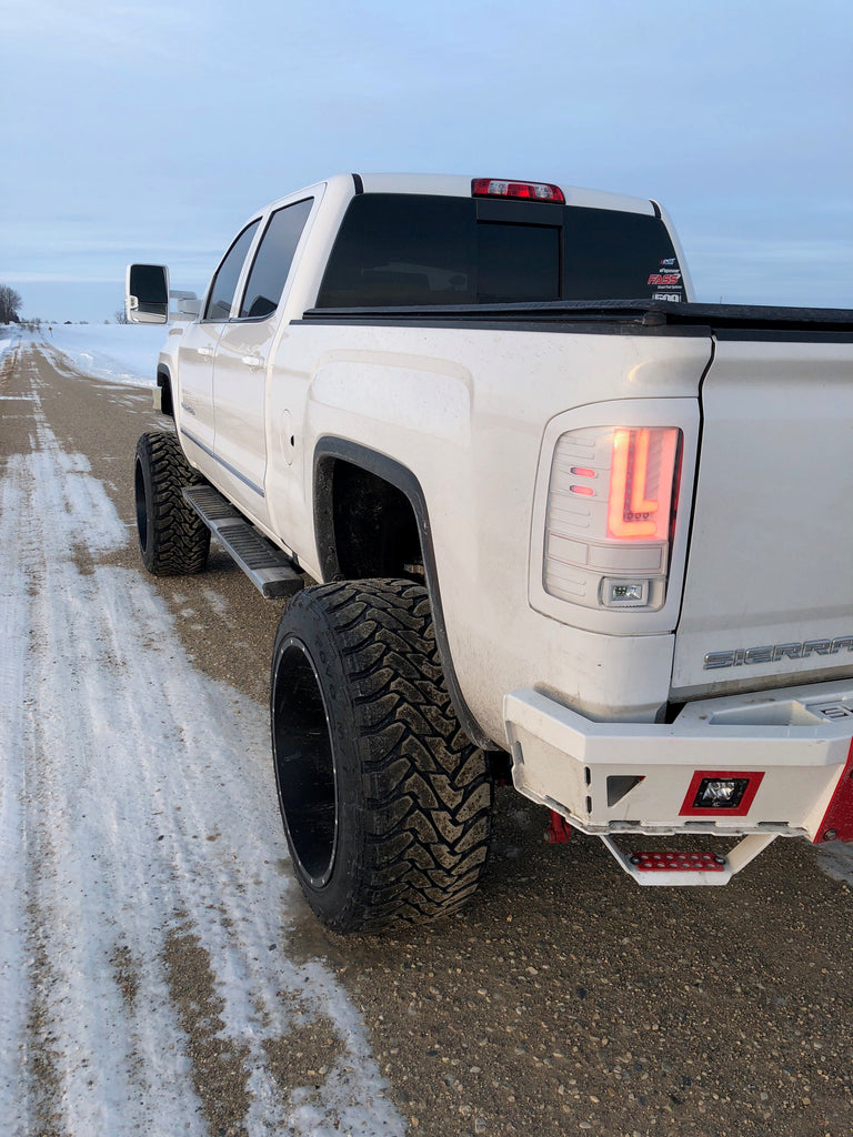 2014-2019 GMC Sierra Colormatched LED Tail Lights L Style – MidsouthLED