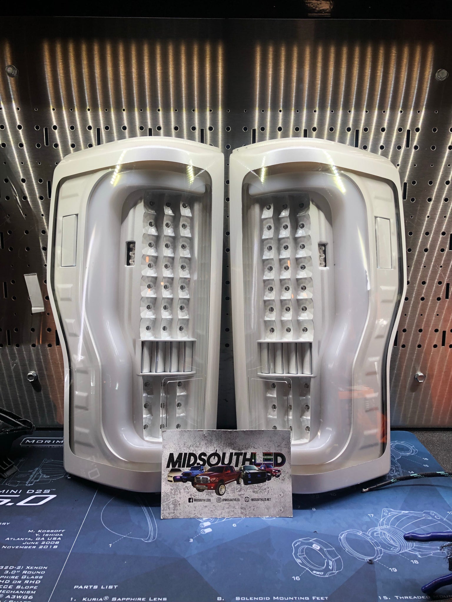 2017-Up Super Duty F250 F350 Colormatched LED Tail Lights – MidsouthLED